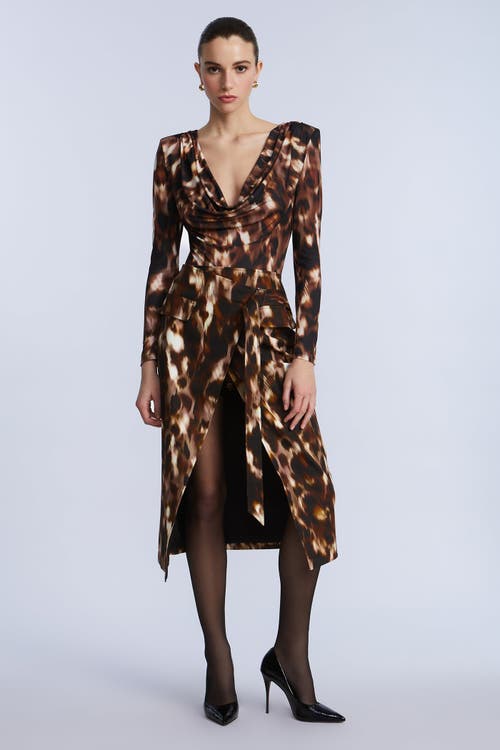 BCBGMAXAZRIA Printed Bodysuit